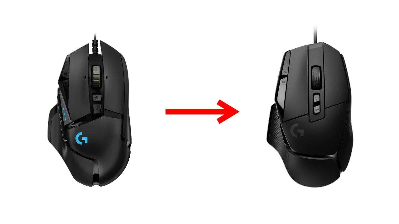 【Logicool G502X 】G502 からG502X の変更点 – NAGALOG